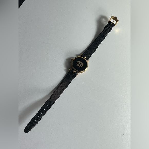 Gucci | Accessories | Gucci 200l Black Vintage Stacked Case Ladies ...